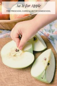 Free Aa is for Apple Homeschool Preschool Lessons