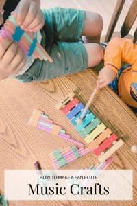 Music Crafts: Make a Fun Pan Flute with Your Child
